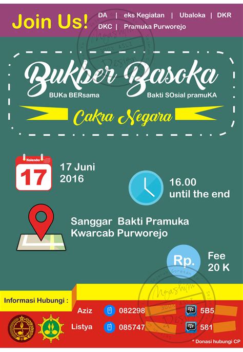 Pamflet Pramuka Buka Bersama 2016