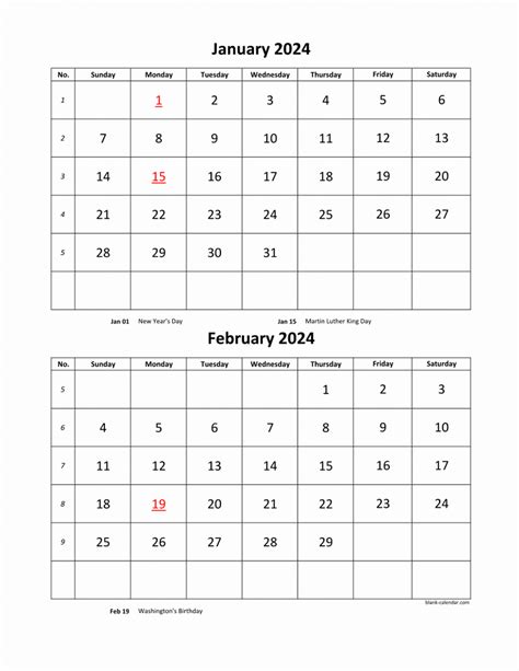 2024 Monthly Calendar To Print 2 Months On A Pages Cati Mattie