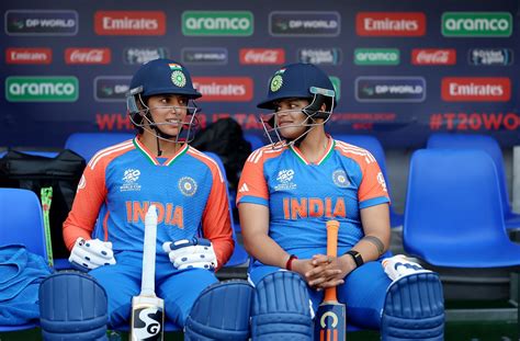 Smriti Mandhana And Shafali Verma In The Dugout Ahead Of The Chase