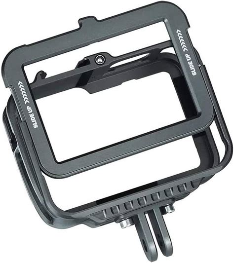 Telesin Aluminum Cage For Gopro Hero 109 Black Metal Housing Cage