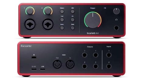 Focusrite Scarlett 4i4 4th Gen Usb Audio Interface Zealmusik
