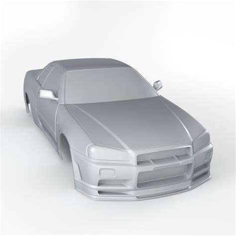 🚗 Nissan Skyline Body Rc Modelo Impreso En 3d・archivo Stl Para
