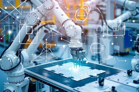 Premium Photo Automated Smart Factory Interior