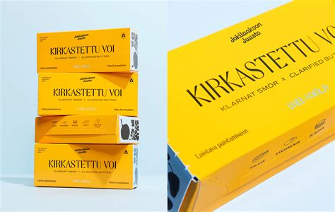 Clarified Butter Packaging Design Behance