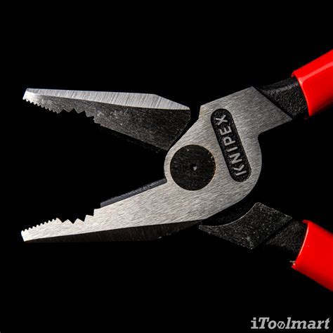 คีมปากจิ้งจกงานหนัก Knipex ขนาด 200 มิล ด้ามพลาสติก 02 01 200 Sb ลด