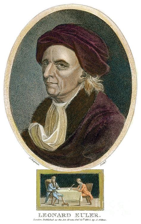Leonhard Euler 1707 1783 Drawing By Granger Pixels