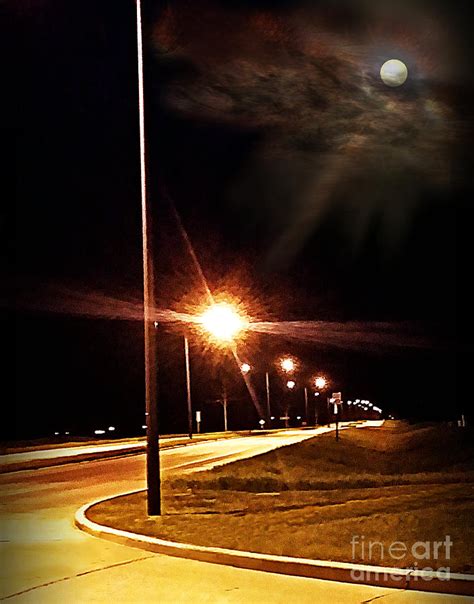 Moonlight Walk Mixed Media By Diamante Lavendar Fine Art America