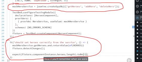 Karma Jasmine How To Return An Observable From A Sample Data Angular