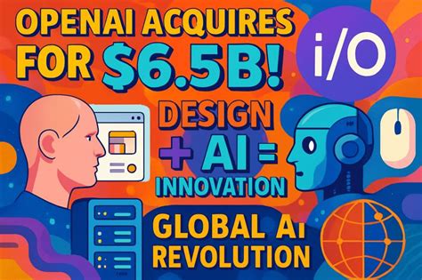🚀 Did You Know That Openai Just Acquired Jony Ives Startup Io For A Whopping 6 5 Billion