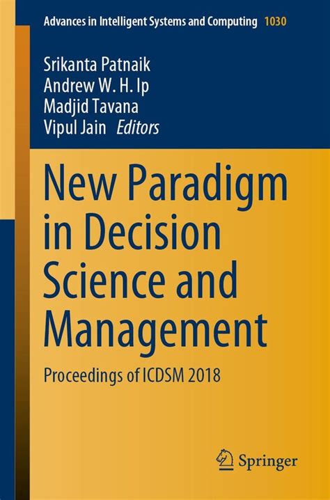 Advances In Intelligent Systems And Computing 1005 New Paradigm In