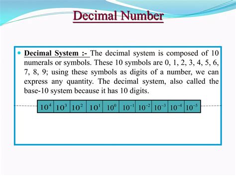 Numbering System Ppt