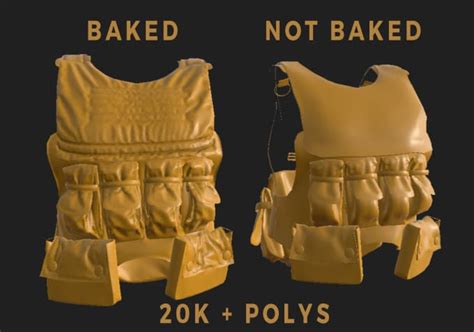 Bake Your High Poly Mesh Onto A Low Poly Mesh By Kilianm Fiverr