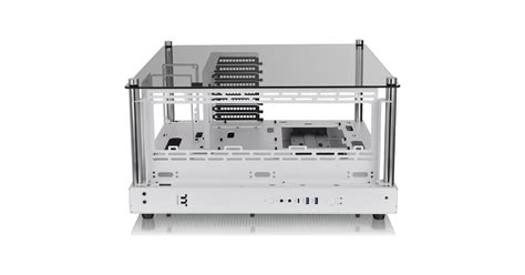 Thermaltake Core P TG Pro Snow Bench Show Gehäuse weiß Tempered Glass