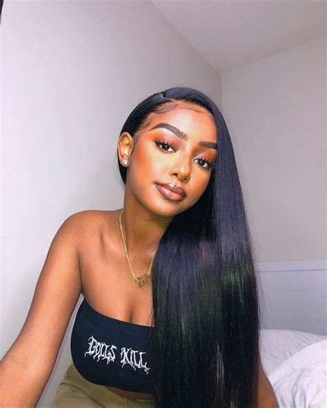 Long Straight Hair For Black Girl Straight Hairstyles Wig Hairstyles
