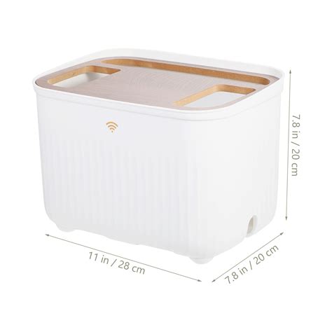 Desktop Router Storage Box Plastic Router Holder Router Cable