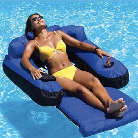 Swimline Ultimate Floating Fabric Pool Lounger Pool Lounger Swimming