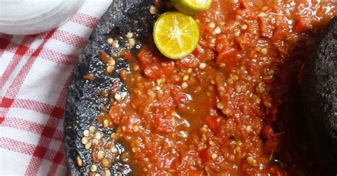 Resep Sambel Tempong Level 25 Recook Oleh Novi Liu Cookpad