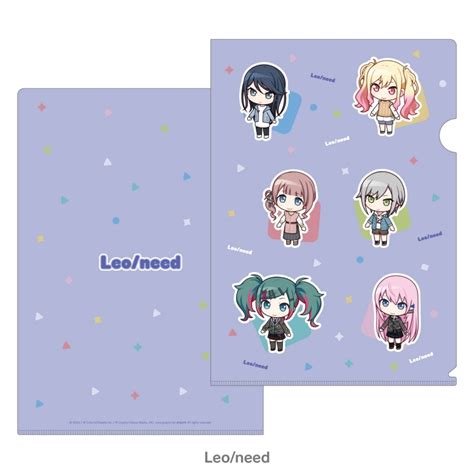 【グッズ クリアファイル】プロジェクトセカイ カラフルステージ！ Feat 初音ミク ちびキャラクリアファイル Leoneed