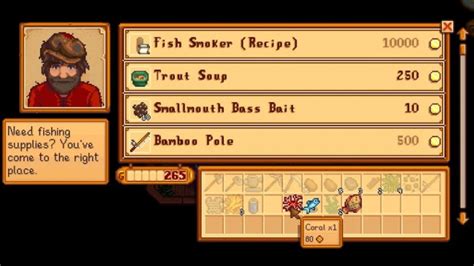 Comment Fabriquer Un Fumeur De Poisson Dans Stardew Valley 1 6