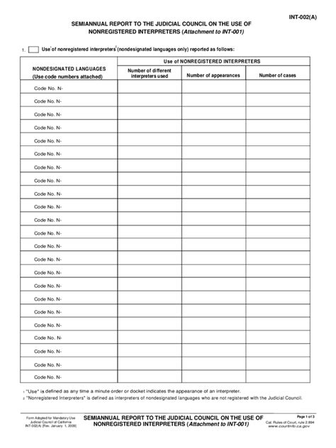 California Interpreter Form 6 Free Templates In Pdf Word Excel Download