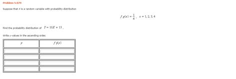 Solved Suppose That X Is A Random Variable With Probability