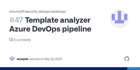 Template Analyzer Azure Devops Pipeline · Issue 47 · Microsoft