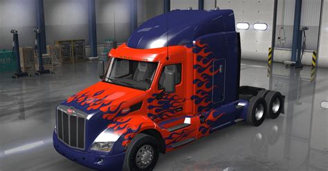 Optimus Prime Peterbilt 579 Truck Metallic Skin ATS Mod American