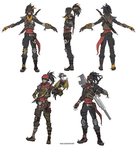 Mordecai Character Art From Borderlands 3 Art Artwork Gaming