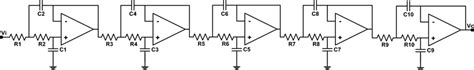 tenth order vcvs low pass butterworth filter download scientific diagram