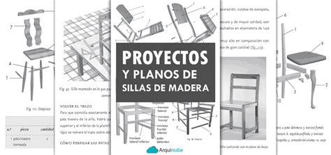 Proyectos Y Planos De Sillas De Madera Arquinube