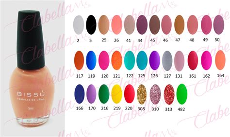 Esmalte Bissú Para Uñas 5 Ml Por Pieza Pb Clabella