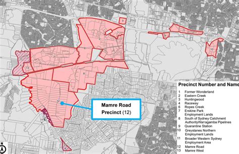 Progressive Development For The Mamre Road Precinct Propertied
