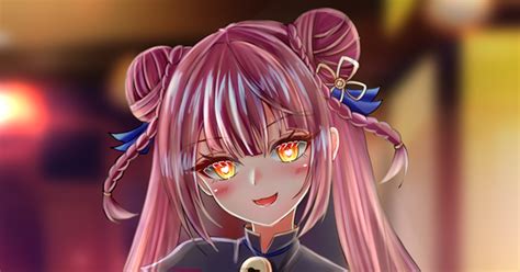 個人vtuber ネロリ･ウートルノワ様【第1回、個人vを描いてみた！】1617 れおねこレオンの猫のイラスト Pixiv