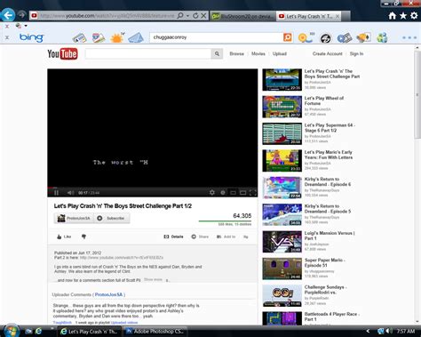 Youtube Video Layout Template