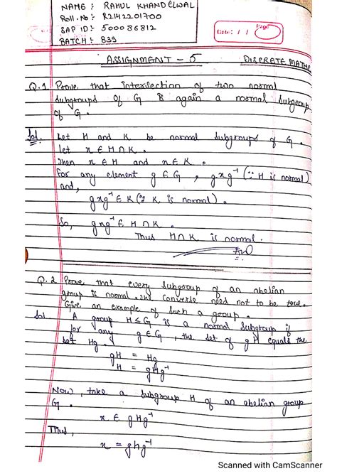 Maths Assignment 5 Discrete Mathematics Computer Science Studocu