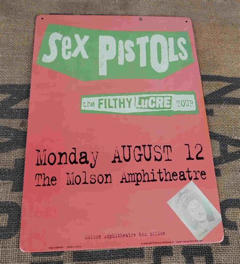 Sex Pistols Tablica Szyld Reklama