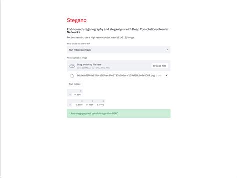 Stegano End To End Steganlaysis Tool Devpost