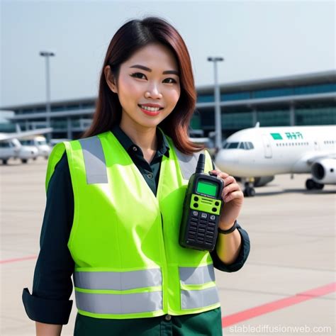 Airport Load Master In Uniform Stable Diffusion Online