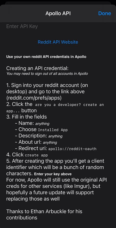 Apolloapi Jailbreak Tweak Utilizes Your Own Api Credentials So You Can