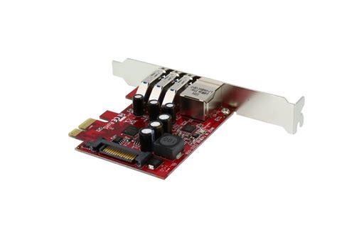 StarTech Com Port PCI Express USB Card Gigabit Ethernet Model PEXUSB S GE Newegg Com