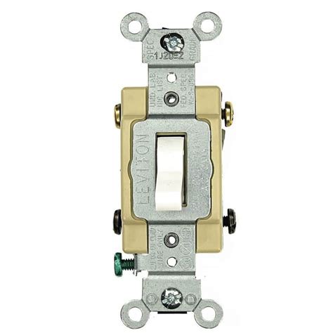 Apagador Sencillo Color Blanco Leviton Apagadores Leviton TAMEX