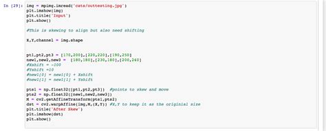 Cropping Out When Opencv Skewing Opencv Qanda Forum