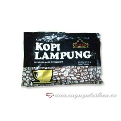 Jual Kopi Lampung Cap Sigerkopi Khas Lampung1 Sachet 50 Gr Shopee