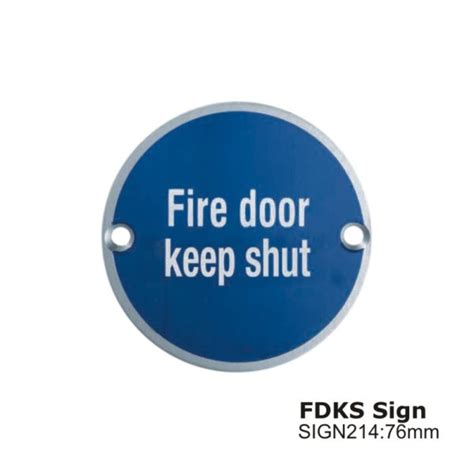 Buy Fire Door Keep Shut 76mm Web Ironmongery