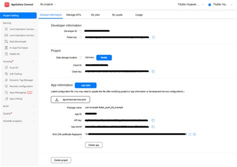 sending push notifications on flutter with huawei push kit plugin r