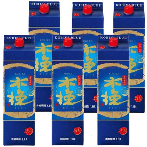 楽天市場お酒 ギフト 雲海酒造 木挽ブルー BLUE パック 20 1800ml 1ケース 6本入り 条件付き送料無料