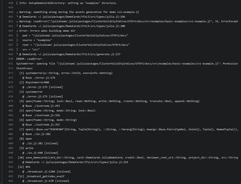 DemoCards Jl Broken Builds Issue 187 JuliaDocs