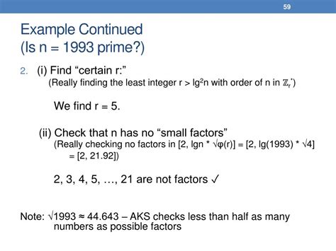 Ppt The Aks Primality Test Powerpoint Presentation Free Download Id1692392