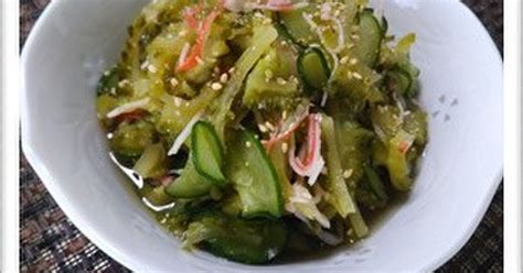 ゴーヤ・きゅうり・カニカマの酢の物 By ちょこちょこ 【クックパッド】 簡単おいしいみんなのレシピが315万品