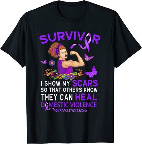 15 Domestic Violence Awareness Shirt Designs Bundle For Commercial Use